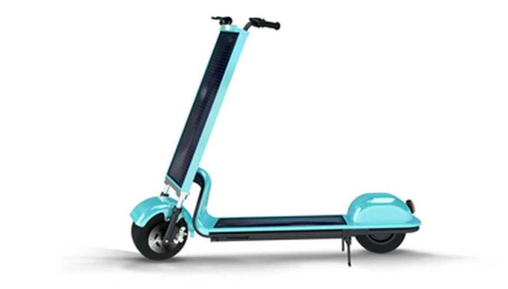 Trottinette électrique solaire S80 Solar Scooter : une alternative ...